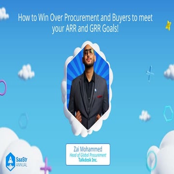 SaaStr Annual 2024: How to Win over Procurement and Buyers to Shorten ...