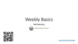 Weebly Education Website Building | PPT