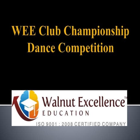 WEE Club Championship Dance Competition | PPT
