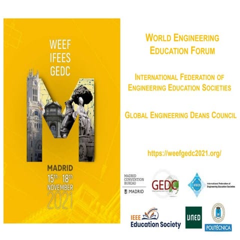 WEEF GEDC IFEES 2021 Madrid | PPT