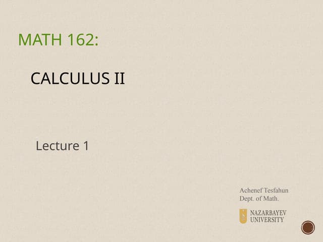 Week 1 Lecture For Calc 1 Slides For Math Ppt