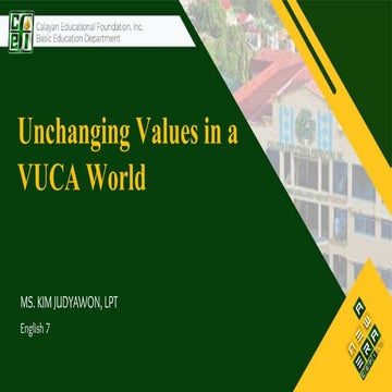 VUCA WORLD | PPTX