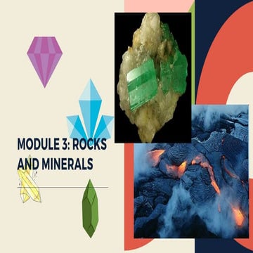 Week-1_Rocks-and-Minerals.pptx | Chemistry | Science