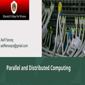 Parallel and Distributed Computing chapter 1 | PDF