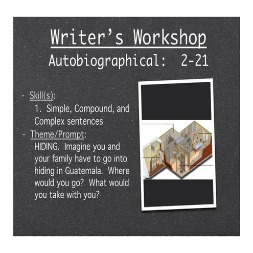 Week 24 Writers Workshop | PPT