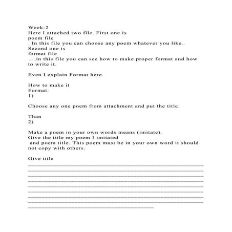 Week-2Here I attached two file. First one is poem file. In thi.docx
