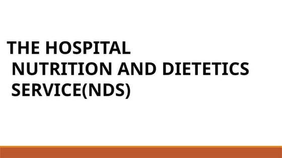 Hospital catering | PPT