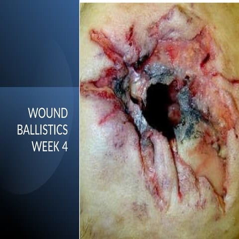 WEEK-4-BALLISTICS.pptx ballistics discusion oiashdfljk | PPTX