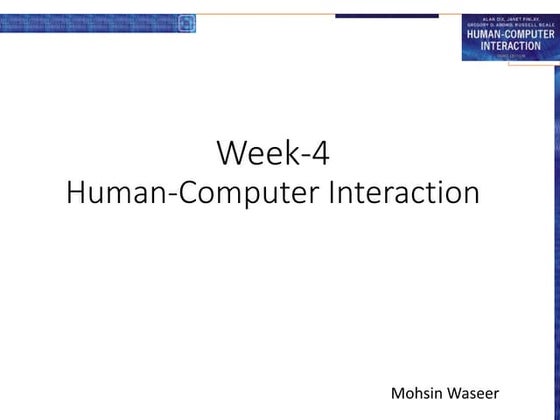 interaction norman model in Human Computer Interaction(HCI) | PPT