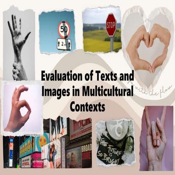 Evaluation of Text and Images in Multicultural Context | PPTX