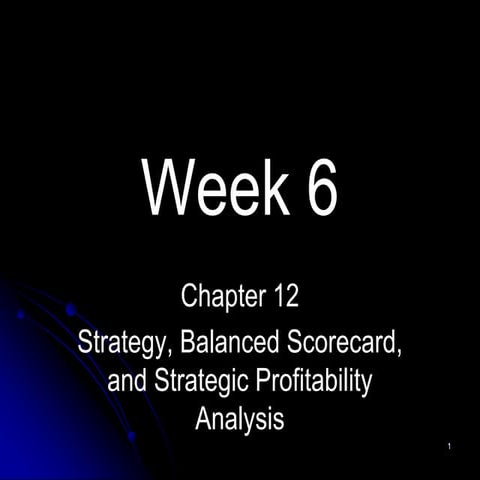 Week 6 | PPT