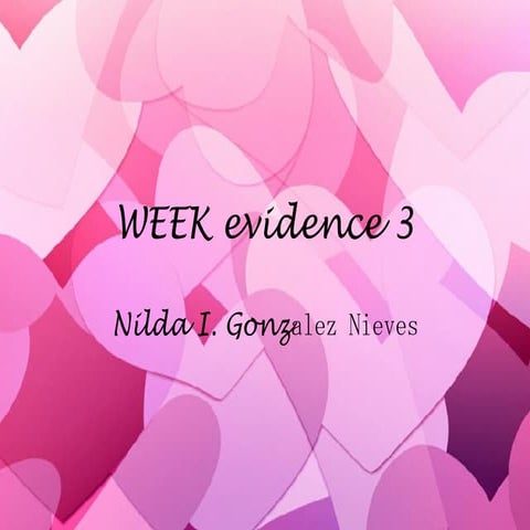 Week Evidence 3 | PPT