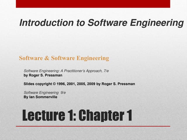 Software Engineering principles and practices | PPT
