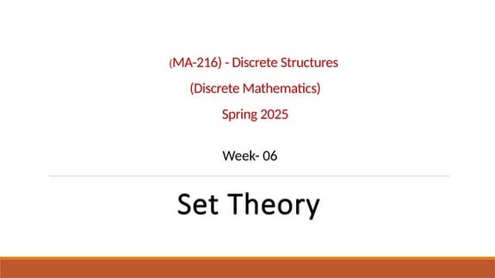 Introduction to Sets | PPSX