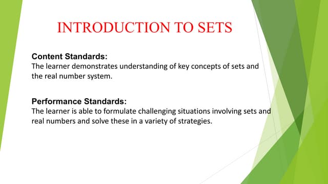 Union & Intersection of Sets | PPTX