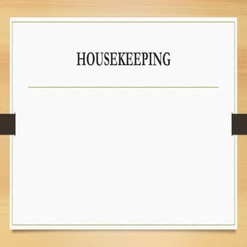 Housekeeping Key Terms | DOCX