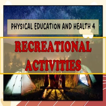 COT 1- HOPE 4 (Introduction to Recreation).pptx