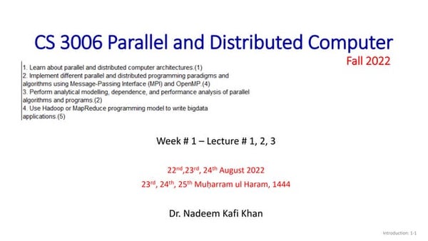 Lecture 1 Introduction To Parallel And Distributed Computing Ppt 0004