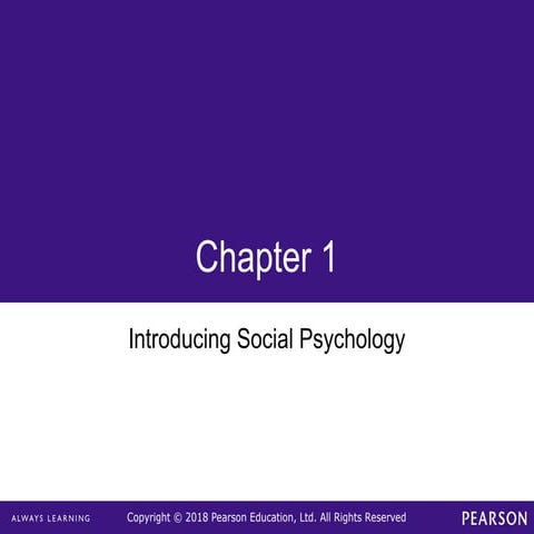 Chap 1 - Social Psychology.............. | PPT