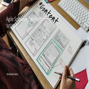 Week 2 secound chapter in agile software developement | PPTX