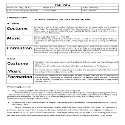 Grade 8 PE module(Q4) | PDF