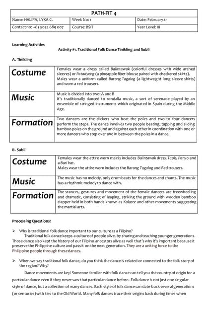 Bendian (Philippine Folk Dance) | PPTX | Martial Arts | Sports