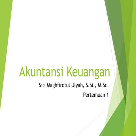 Week 1 akuntansi keuangan (es) | PPT