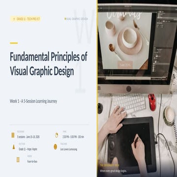 Comprehensive Grade 11 Visual Graphic Design Fundamentals Course | PPTX