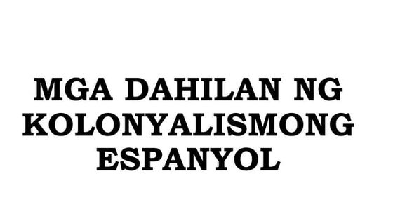 Paraan ng Pagtugon ng mga Fil sa kolonyalismong Espanyol | PPT