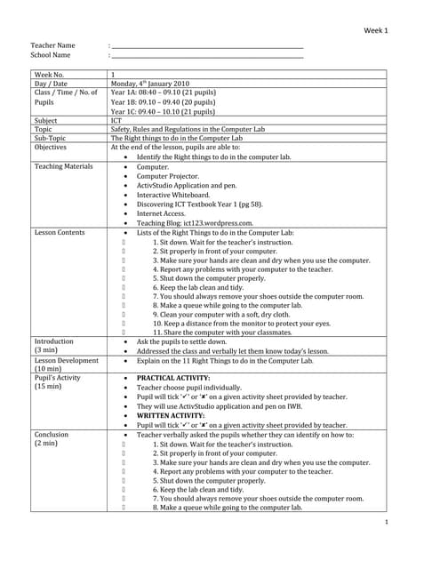 Dos & donts in ict 1 | PDF