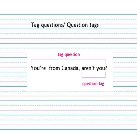 Week10 day1-tag questions | PPT