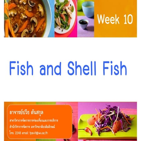 Week 10 Fish And Shellfish | PDF