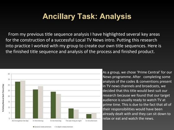 Ancillary Task Analysis | PPT