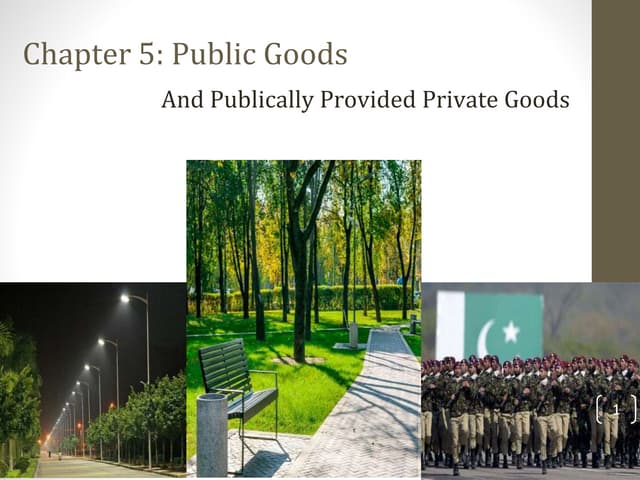 Public goods | PPT