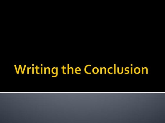 Lesson 28 drawing logical conclusions from research findings | PPT