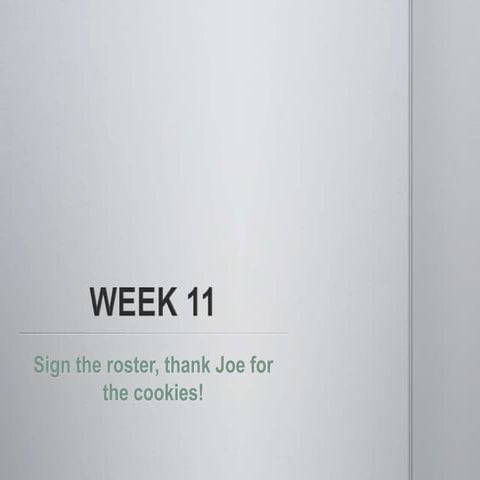 Week11 Conspiracies | PPT