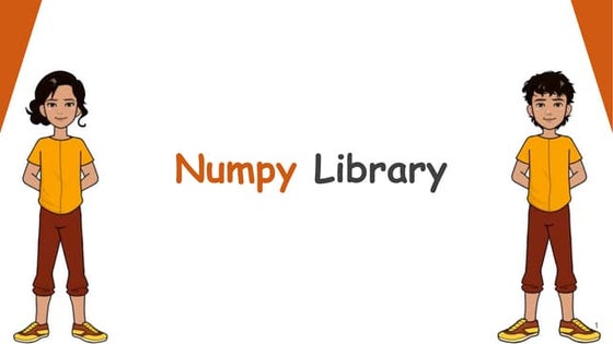 NumPy | PPT NumPy | PPT