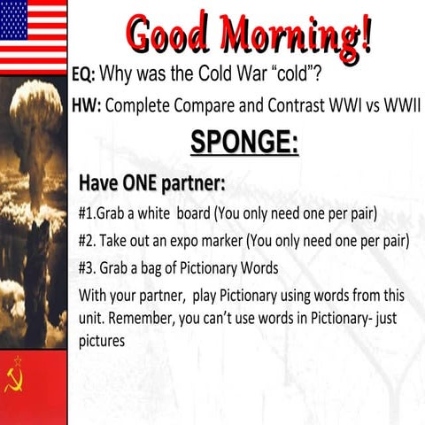 Week 11 day 4- cold war | PPT
