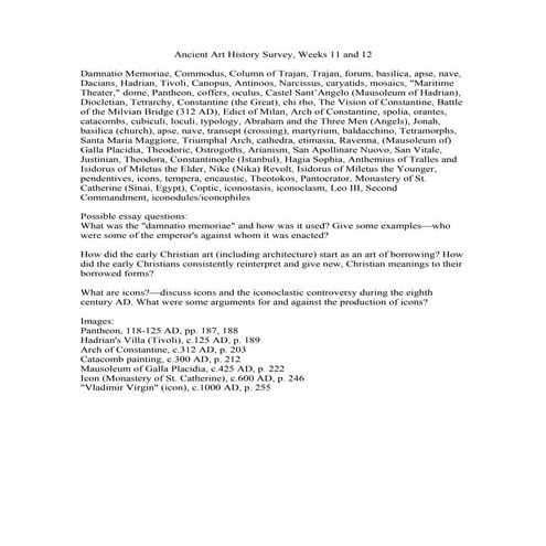 Week 11 and 12 | DOC