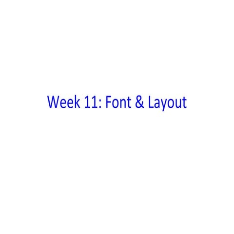 Week11 illustrator | PPT