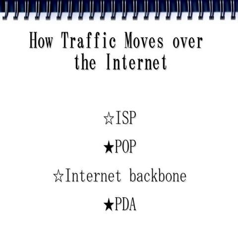 Week12 "How Traffic Moves over the Internet" | PPT