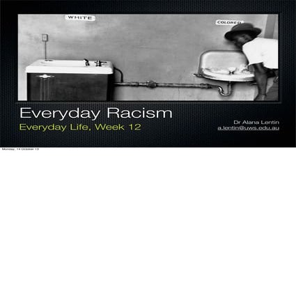 Everyday racism | PDF