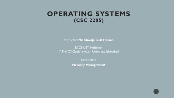 Time space trade off | PPT