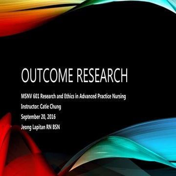 Outcome Research | PPTX