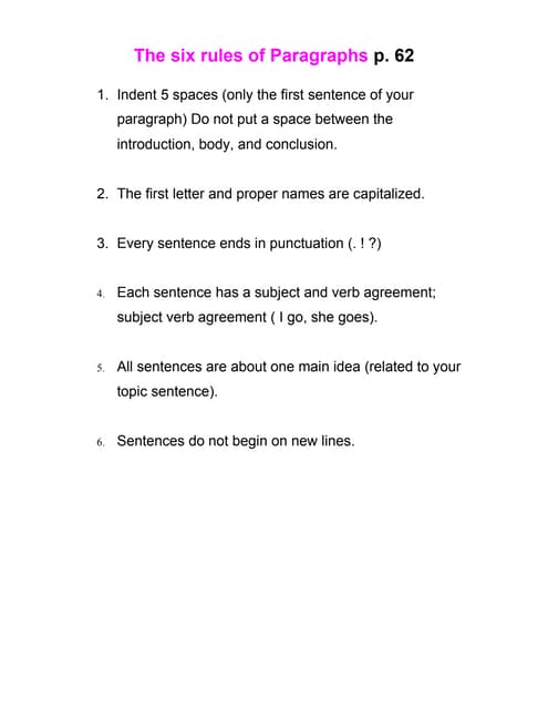 Week 13 - Class 2 - Six Rules - Editing | PDF Week 13 - Class 2 - Six Rules - Editing | PDF