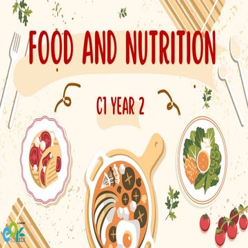 Comprehensive Guide to Food, Nutrition, and Dietary Choices for Health ...