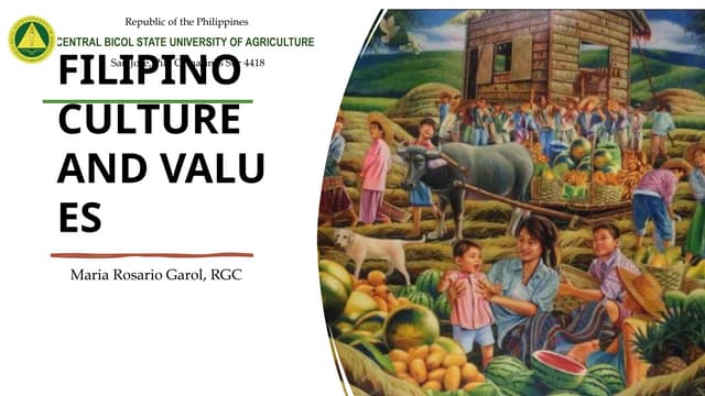 Filipino values | PPTX