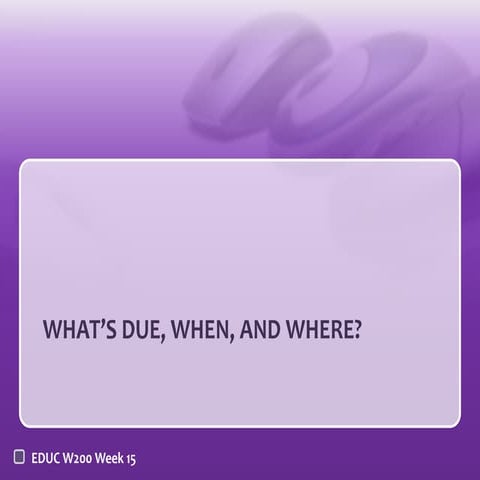 Week15 part11 | PPTX