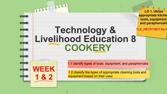 cookery 7 Identify kitchen tools, utensils and equipment in the kitchen.pdf