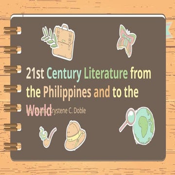 Week1 Define Literature PowerPoint Prest | PPTX